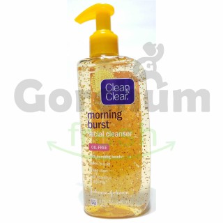 Clean Clear Morning Burst Facial Cleanser Oil Free with Bursting Beads 8floz